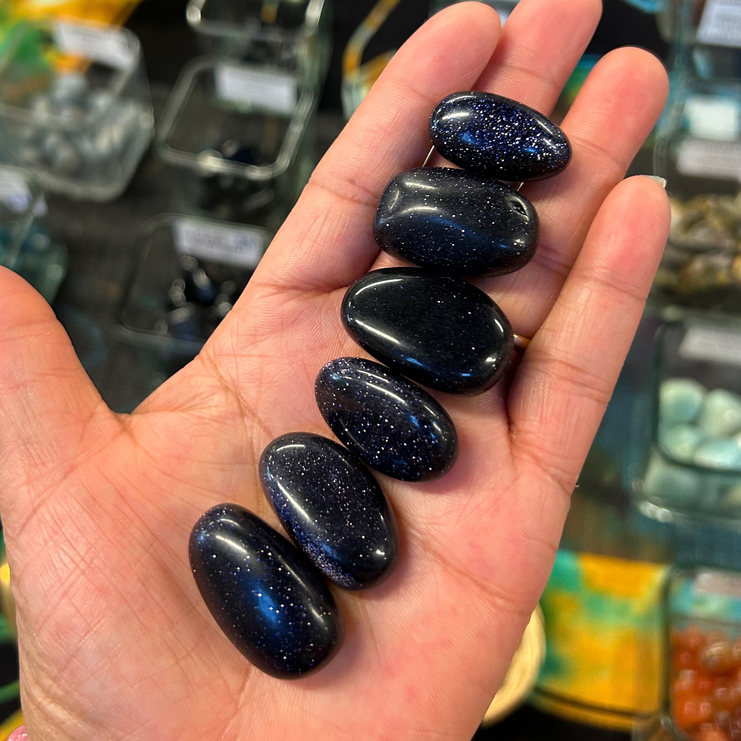 Blue Sandstone Blue Sandstone Teardrop Plugs